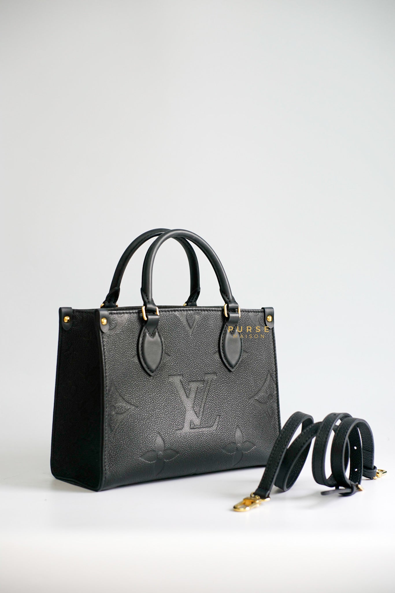 Louis Vuitton OnTheGo (OTG) PM Black Empreinte Monogram
